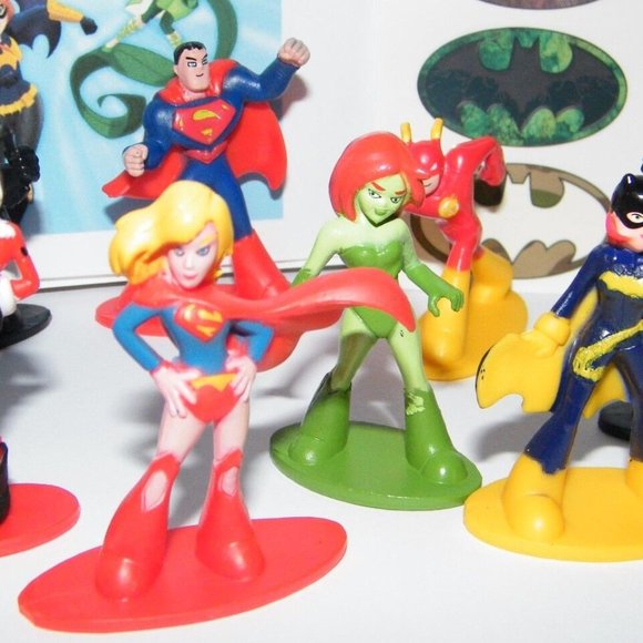 DC Comics | Toys | Dc Super Hero Girls Figure Set Of 4 Toy Kit With ...